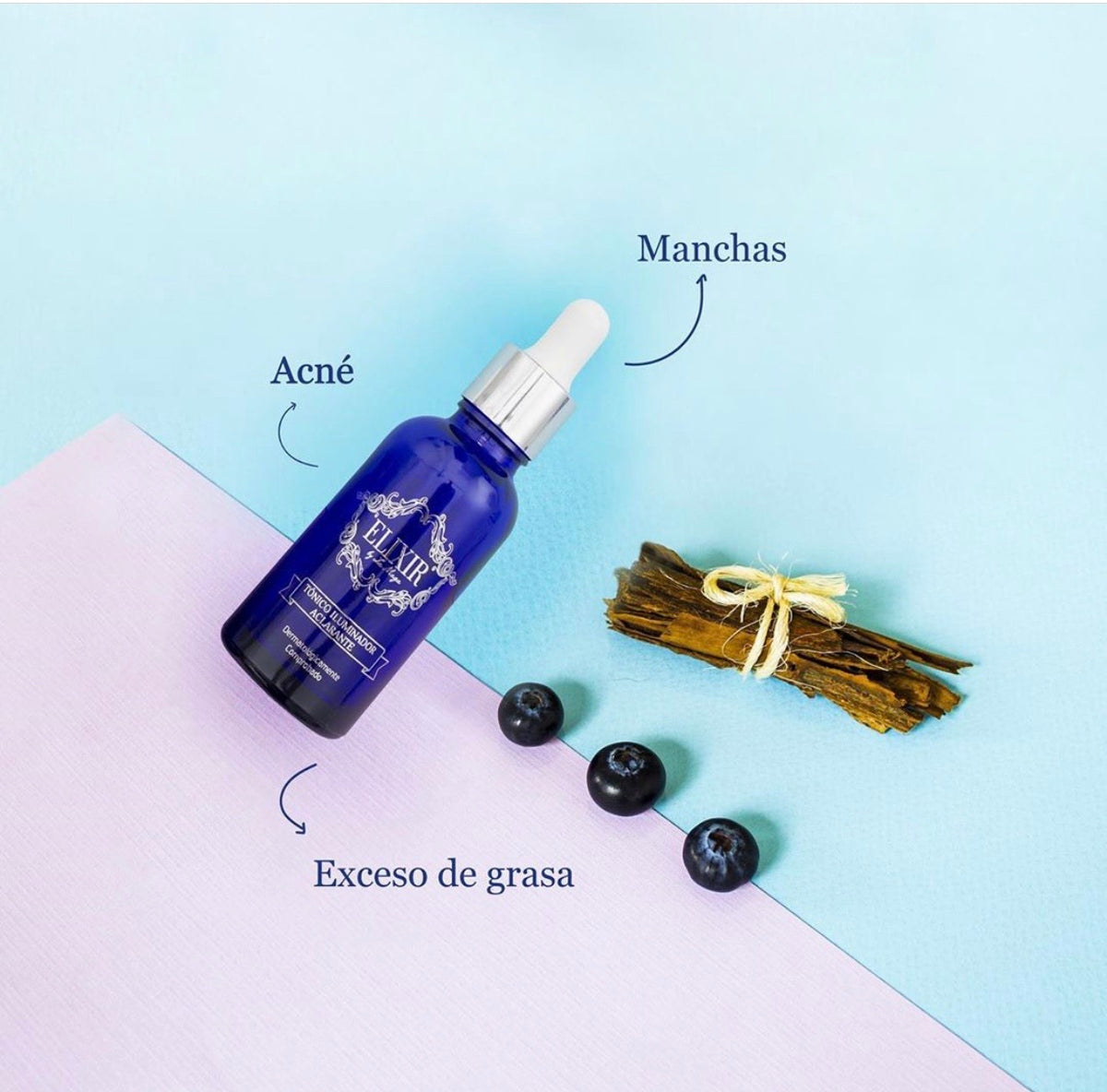 Tónico iluminador aclarante Elixir – Freya Col